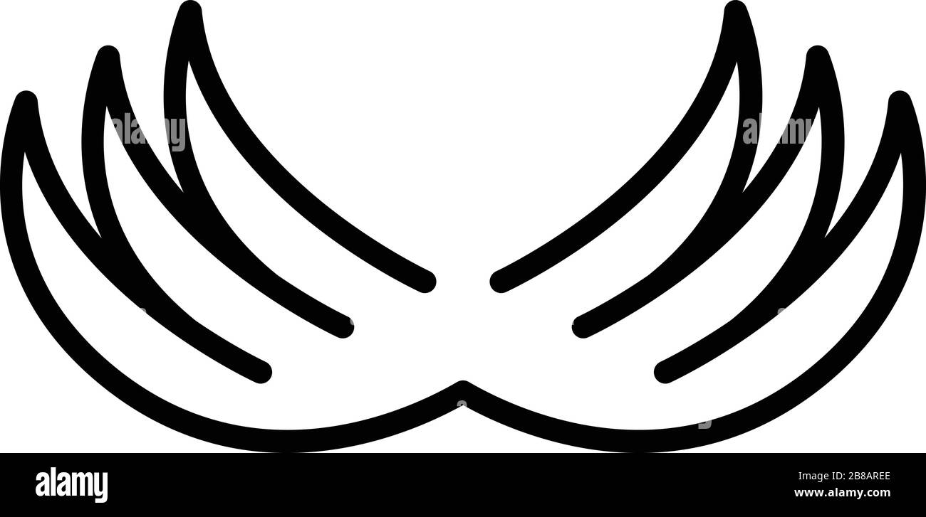 Eagle wings icon, outline style Stock Vector Image & Art - Alamy