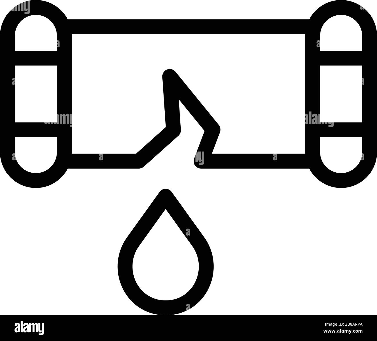 Broken drain Black and White Stock Photos & Images - Alamy