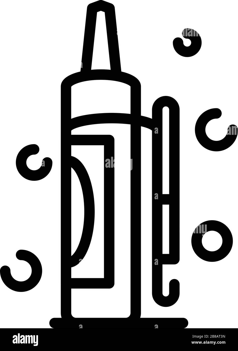 Silicone gun icon outline Stock Vector Images - Alamy