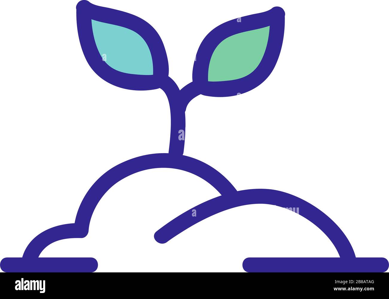 plant fertilizer icon vector outline illustration Stock Vector Image ...