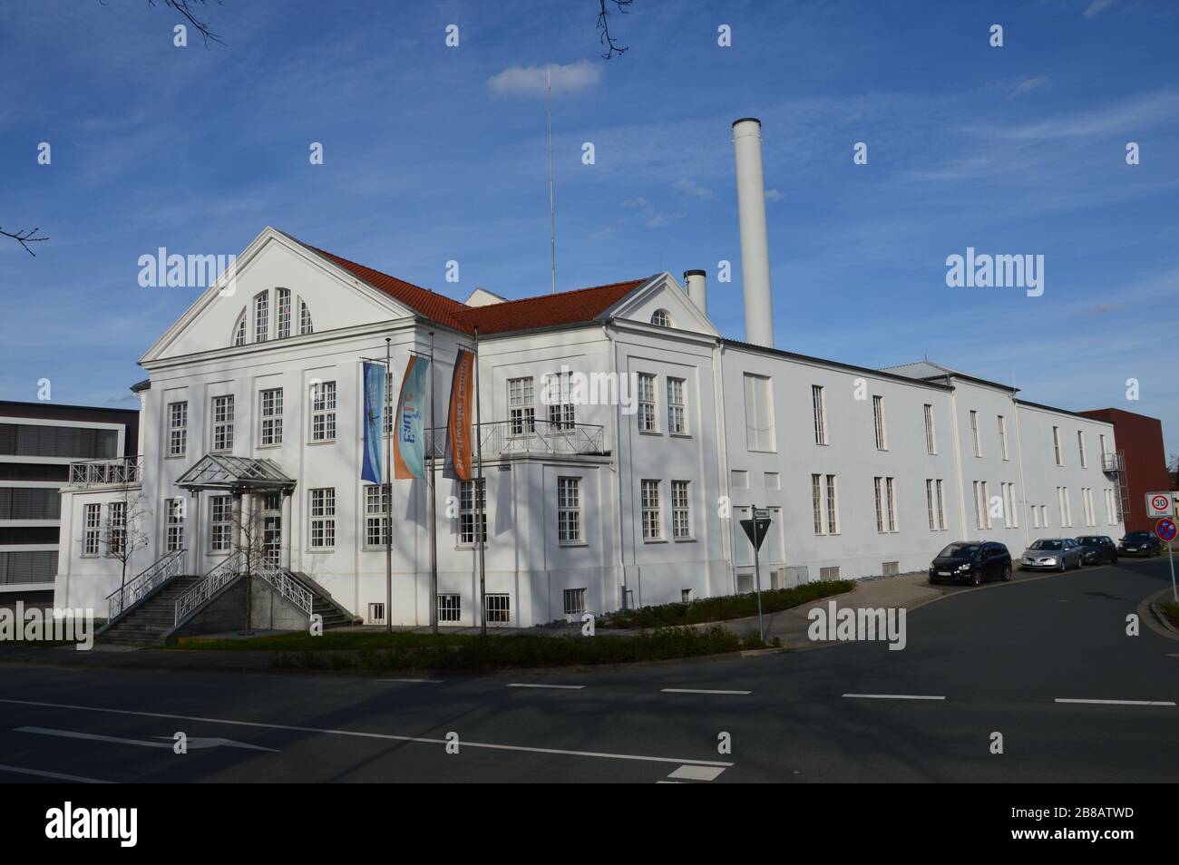 The public utility building in Lemgo Stock Photo - Alamy