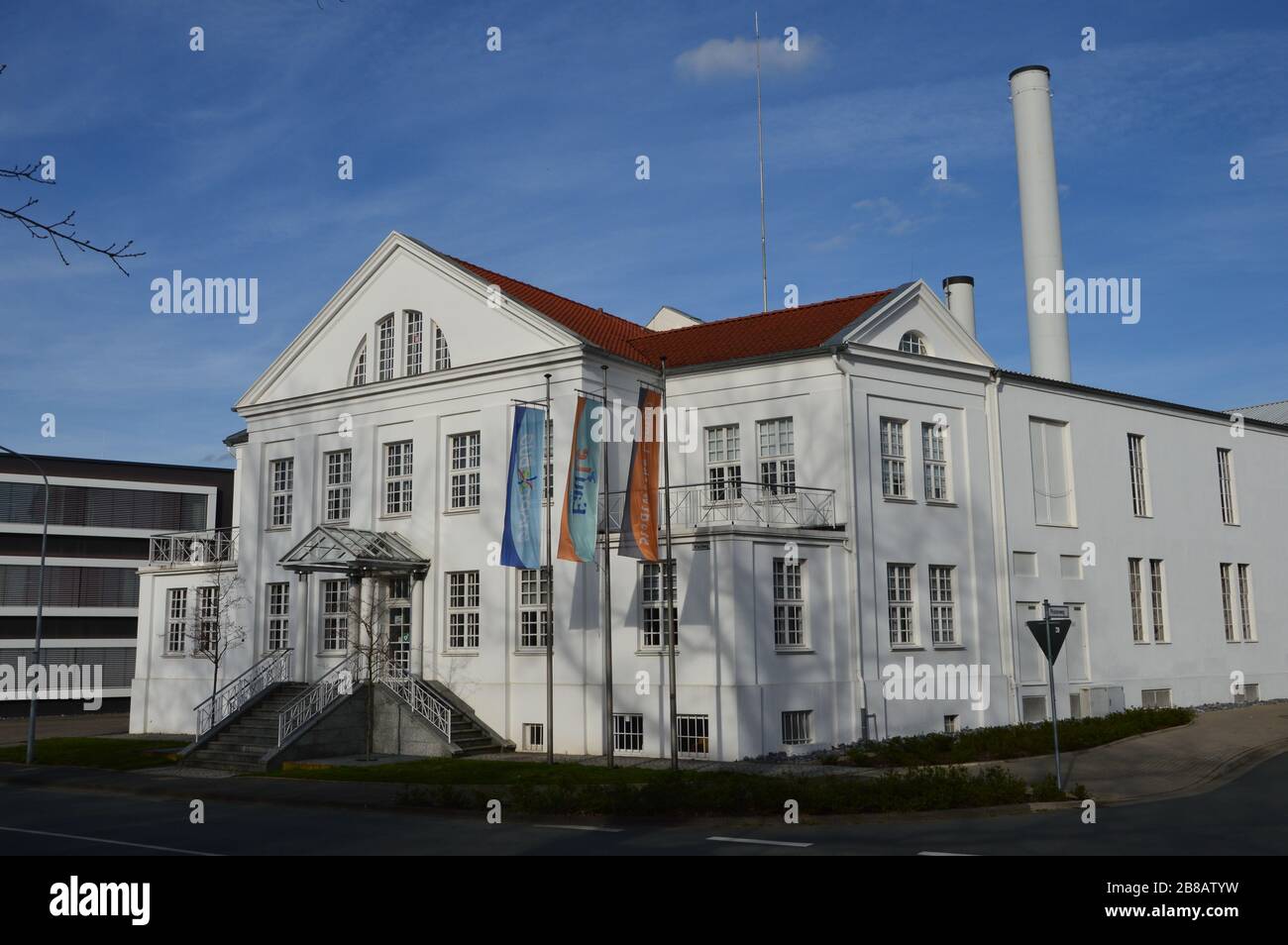 The public utility building in Lemgo Stock Photo - Alamy