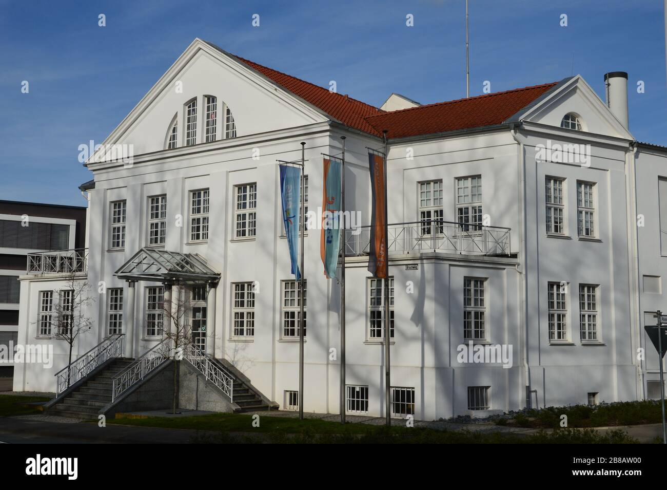 The public utility building in Lemgo Stock Photo - Alamy