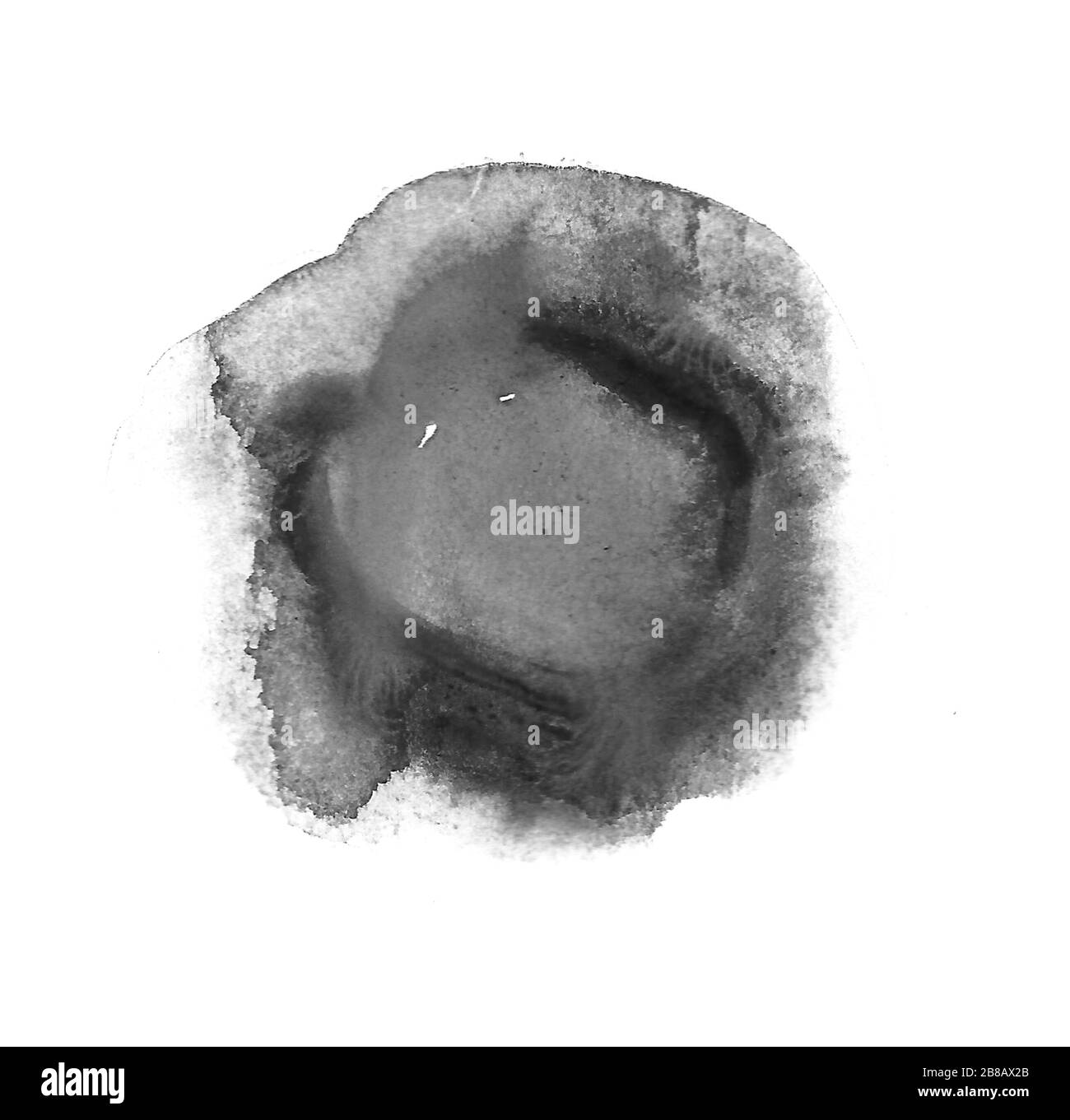 White paint spot brush Black and White Stock Photos & Images - Alamy