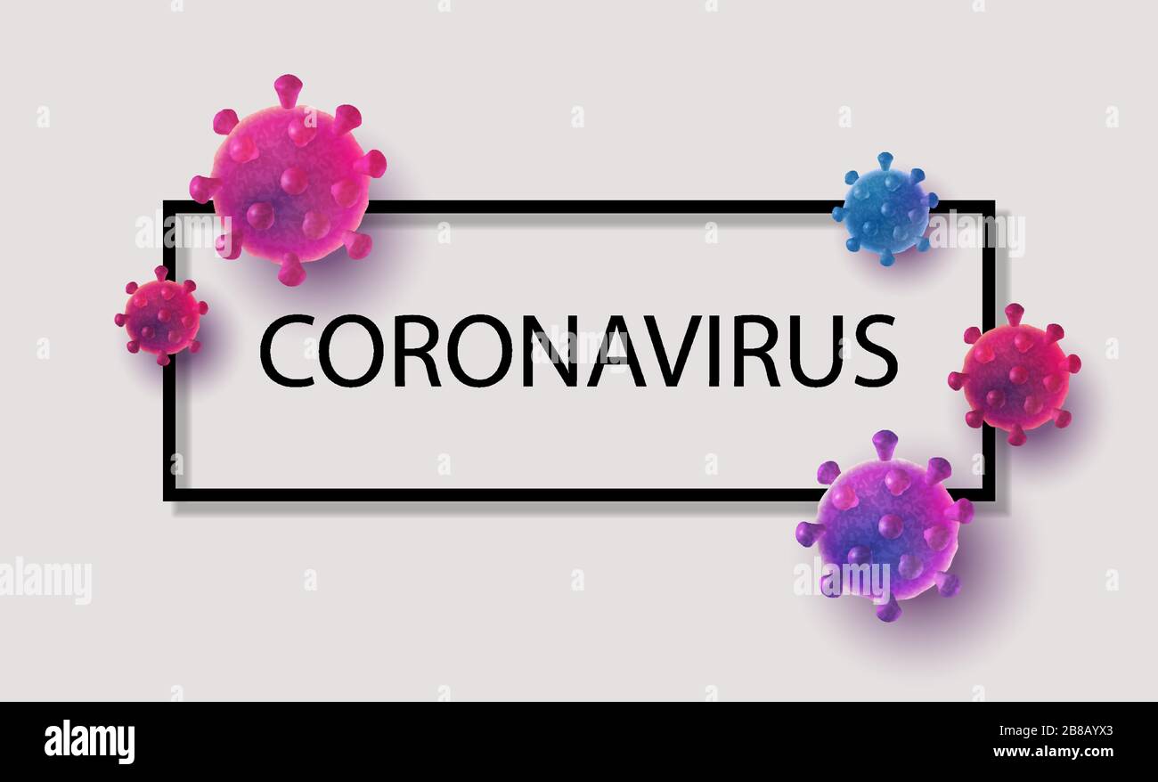 Microscopic virus concept Stock Vector Images - Alamy