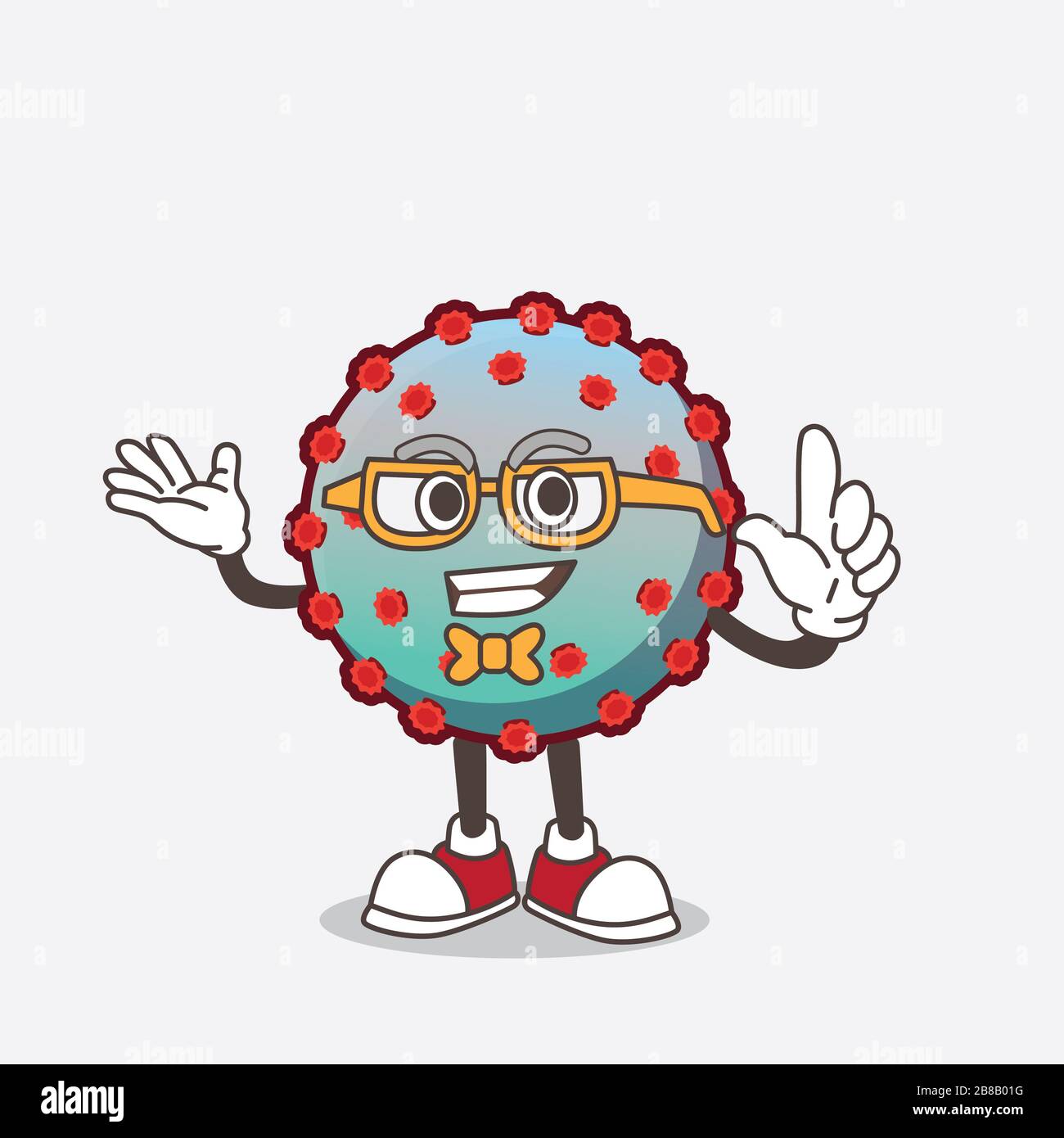Cartoon bacteria mascot virus character hi-res stock photography and ...