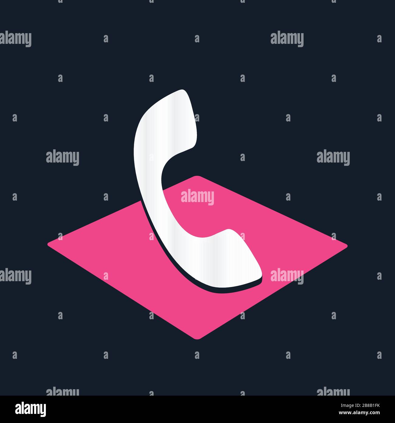 call logo and icon vector Isolated image Stock Vector Image & Art - Alamy