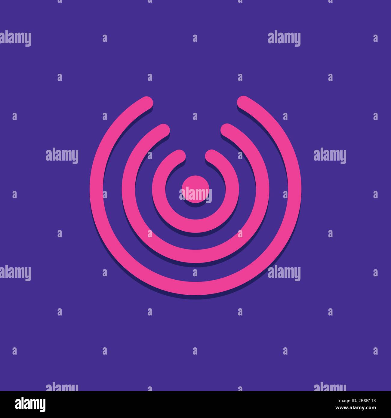 Isolated radio mobile app Stock Vector Images - Alamy