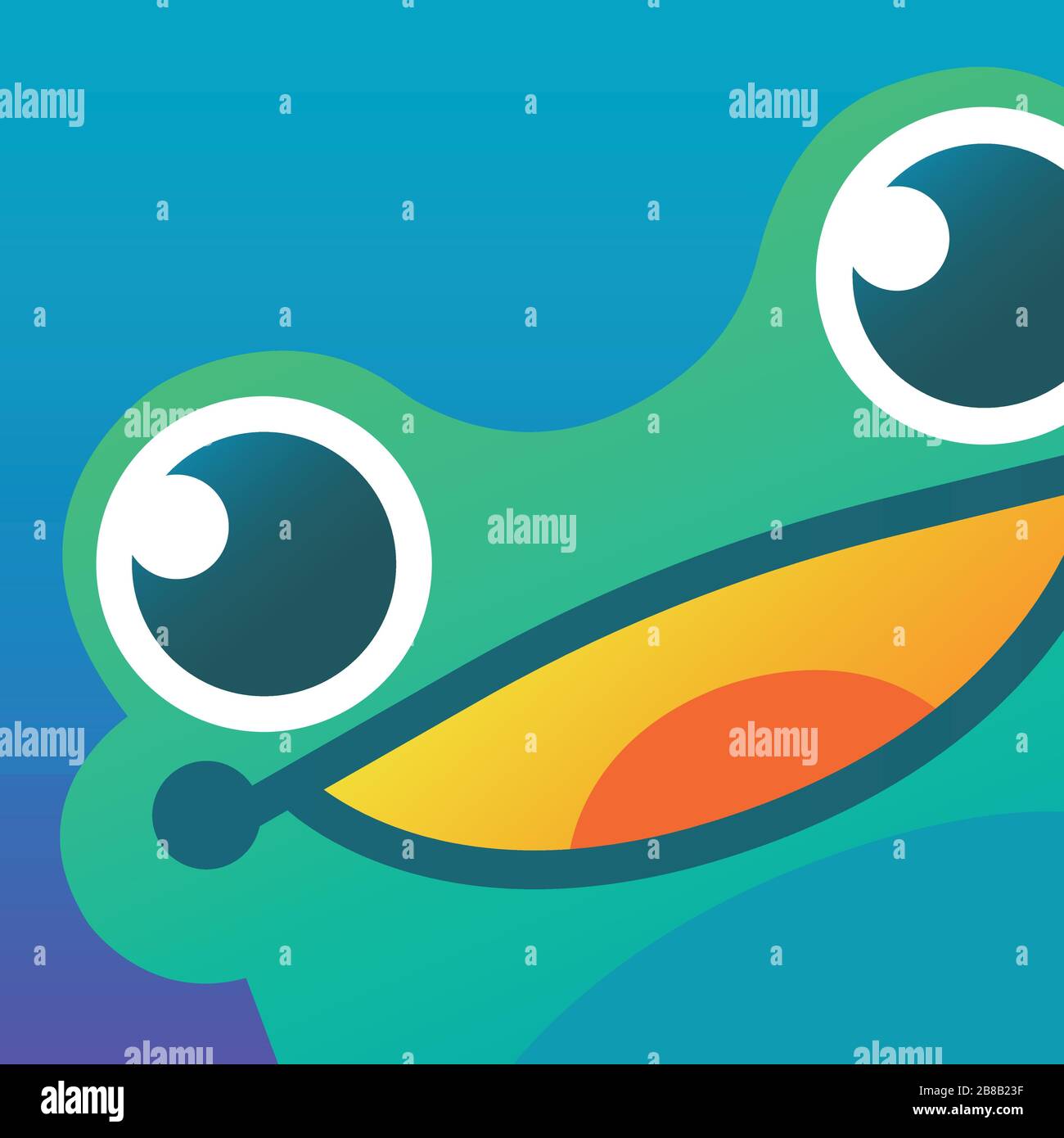 frog logo and icon vector Isolated image Stock Vector Image & Art - Alamy