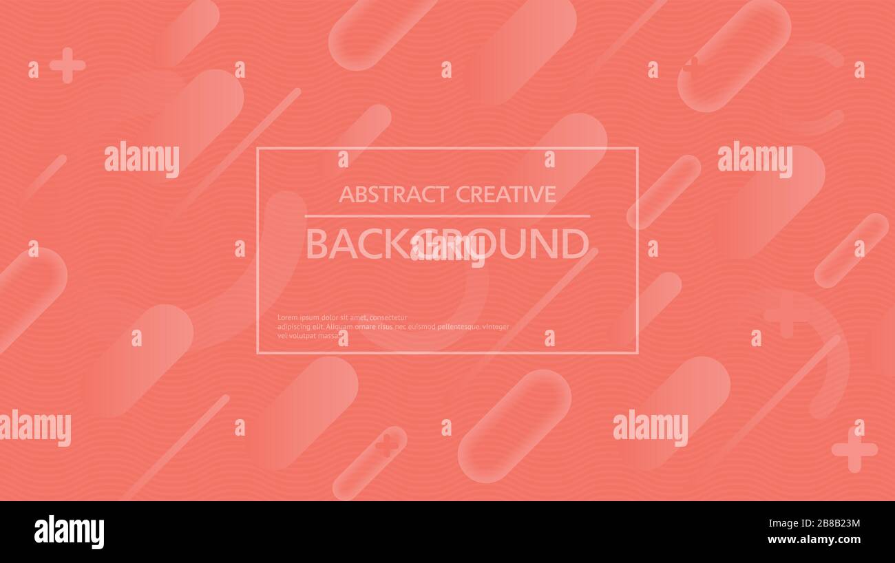 Colorful backdrop design with abstract lines and shapes in creative ...