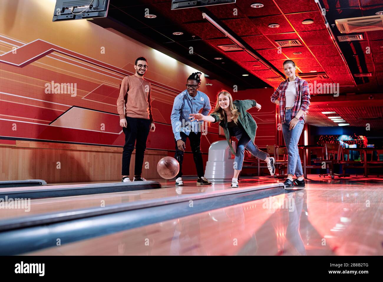 Bowling alley entrance hi-res stock photography and images - Alamy