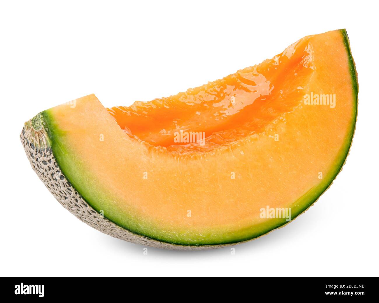 slice melon isolated on white, melon clipping path Stock Photo - Alamy