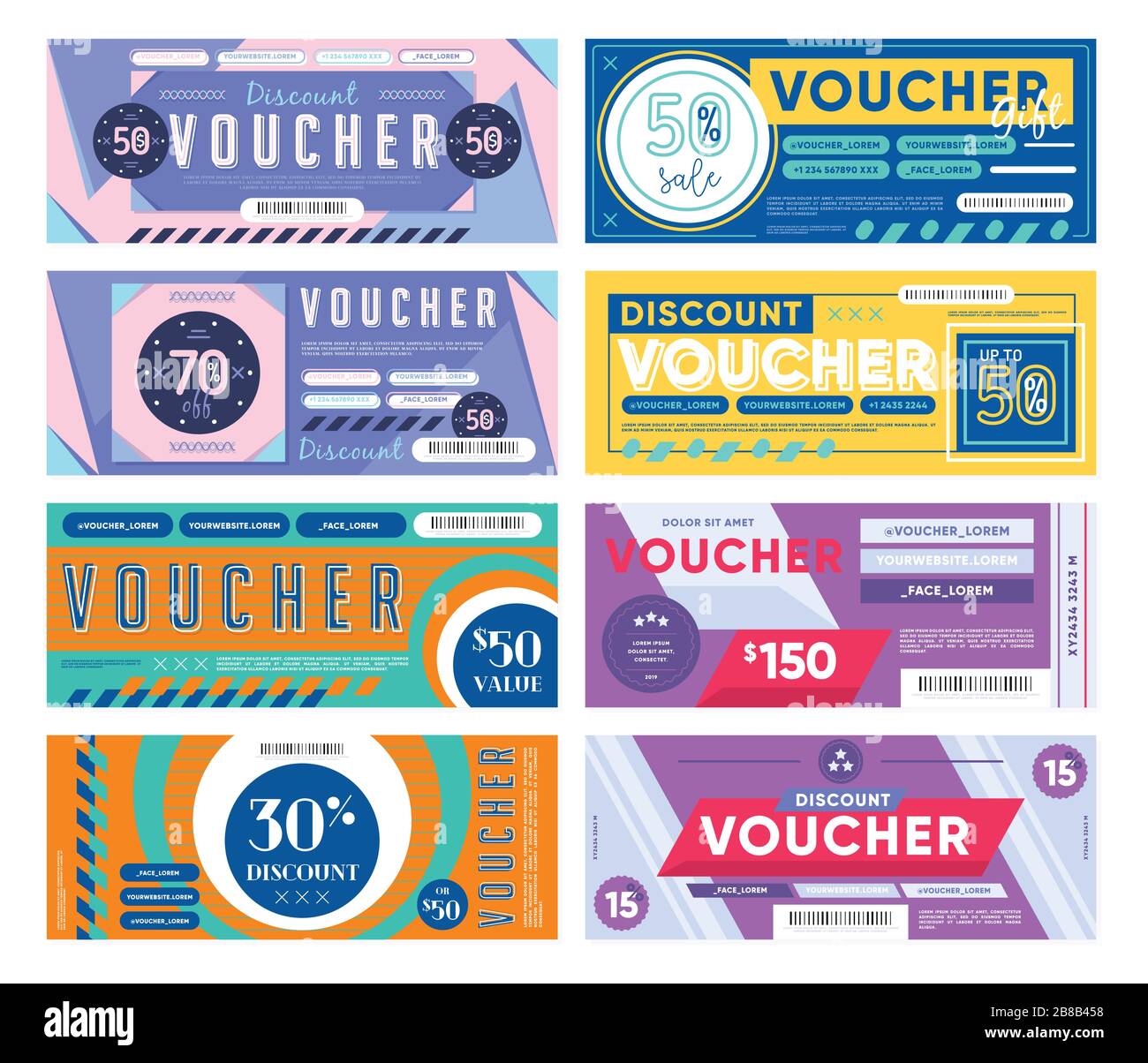 Business vouchers Stock Vector Images - Alamy