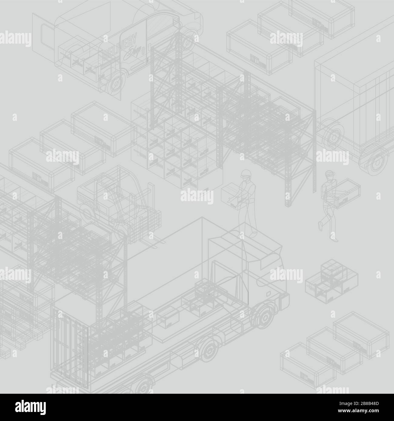 Delivery system vector vectors hi-res stock photography and images - Alamy