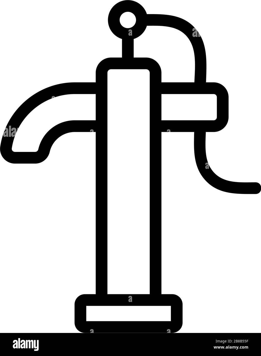 Water Pump Icon Water Pump Icon Vector Outline Illustration Stock