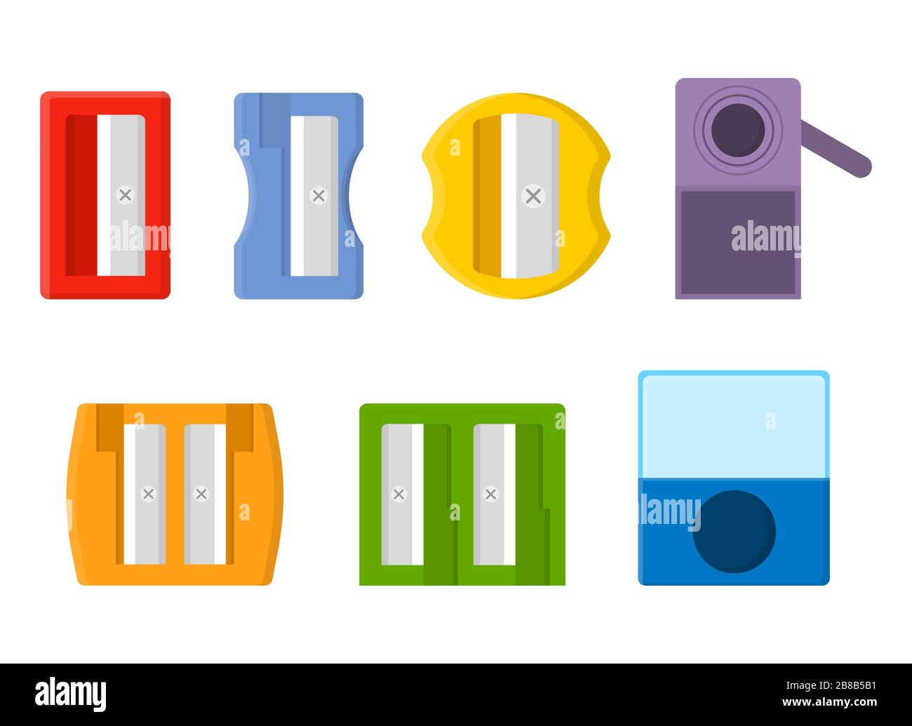 Pencil sharpener sharpeners Stock Vector Images - Alamy
