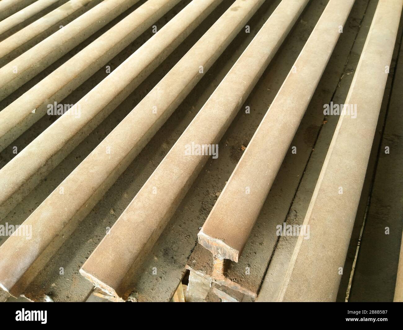 A picture of iron rods Stock Photo - Alamy