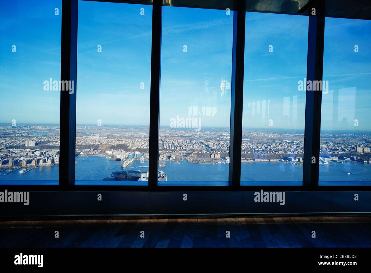 The pathway to the Edge, the new observation deck on the 100th floor of ...