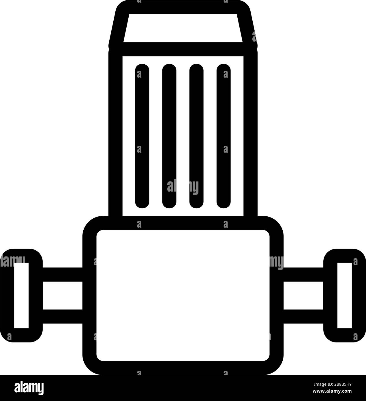 Water Pump Icon Water Pump Icon Vector Outline Illustration Stock