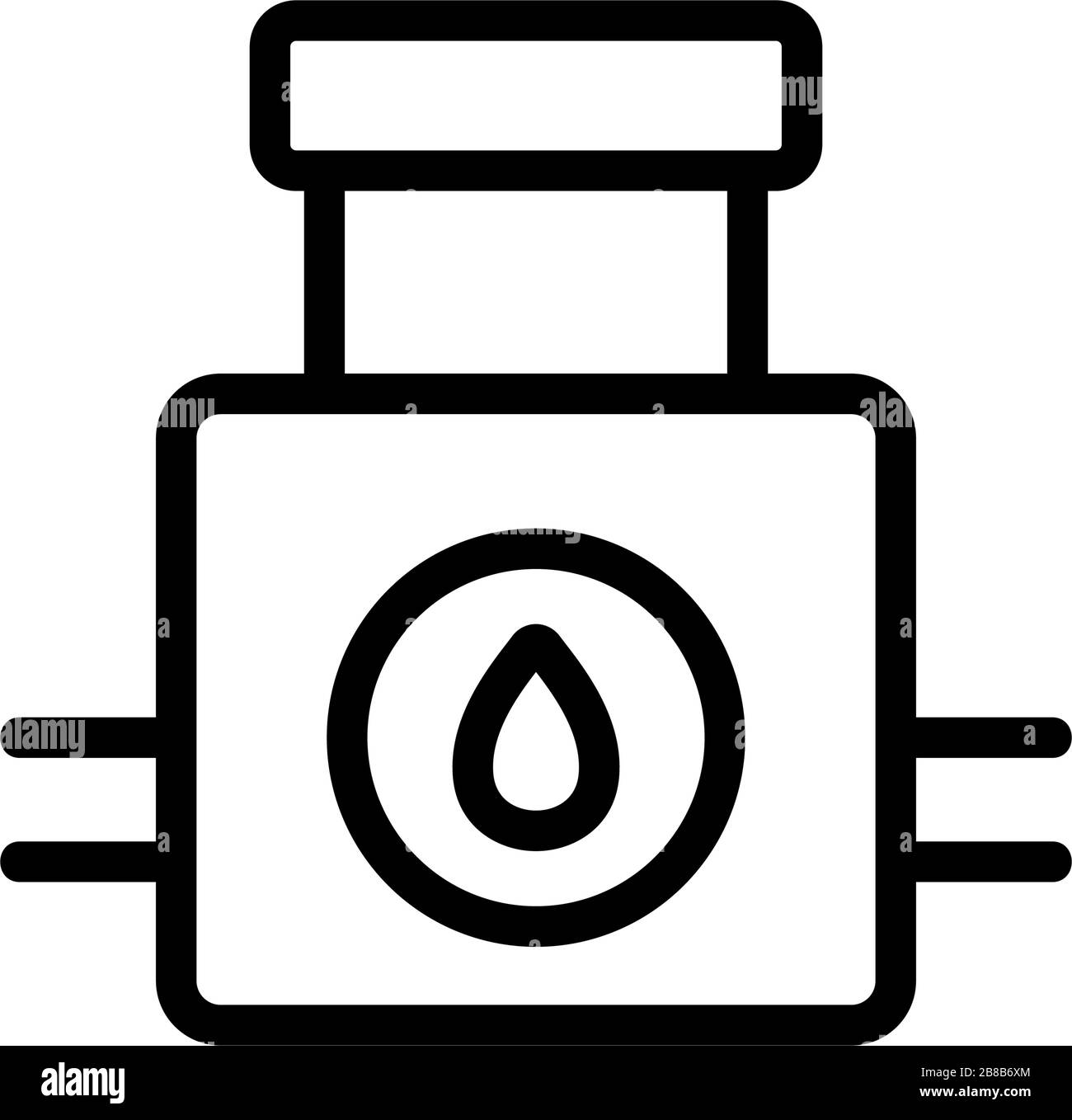 industrial water pump icon vector outline illustration Stock Vector ...