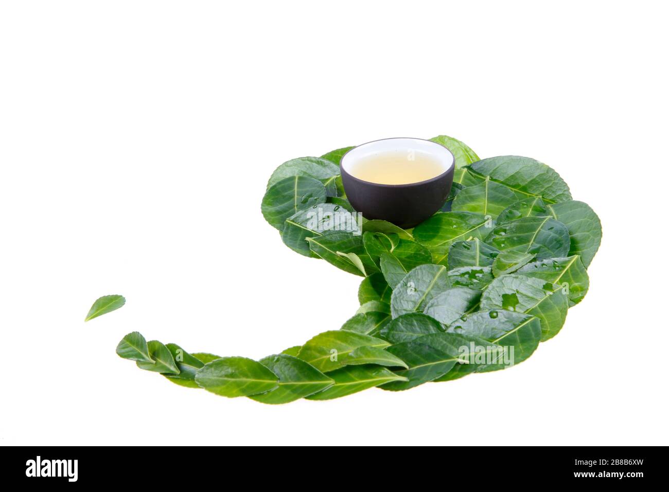 China's tea on a white background Stock Photo - Alamy