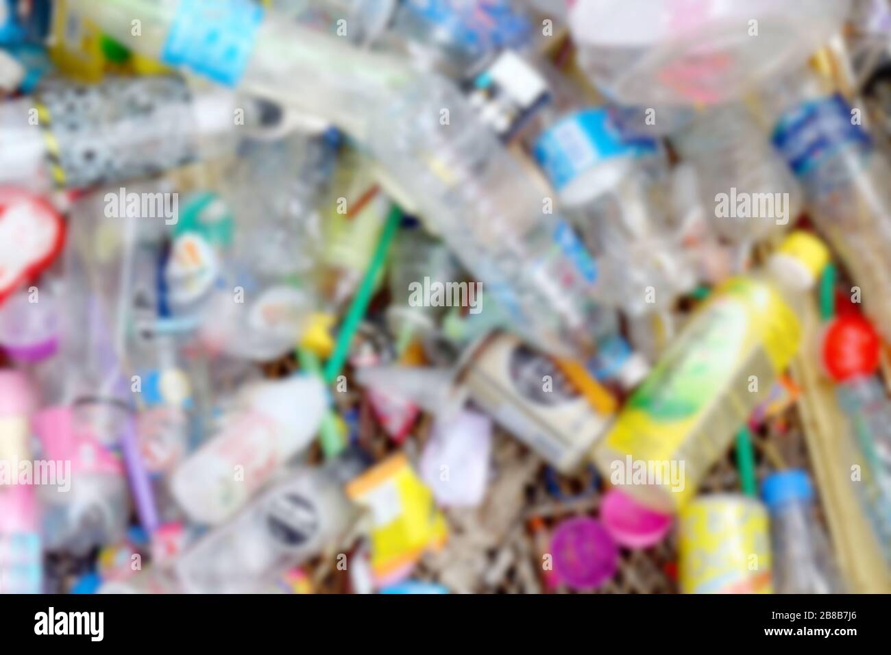 Blurred Garbage Plastic Bottle Background texture, Bin, Trash, Dirty ...