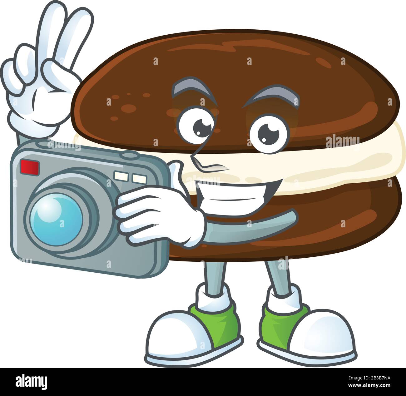 Cartoon whoopie pies hi-res stock photography and images - Alamy