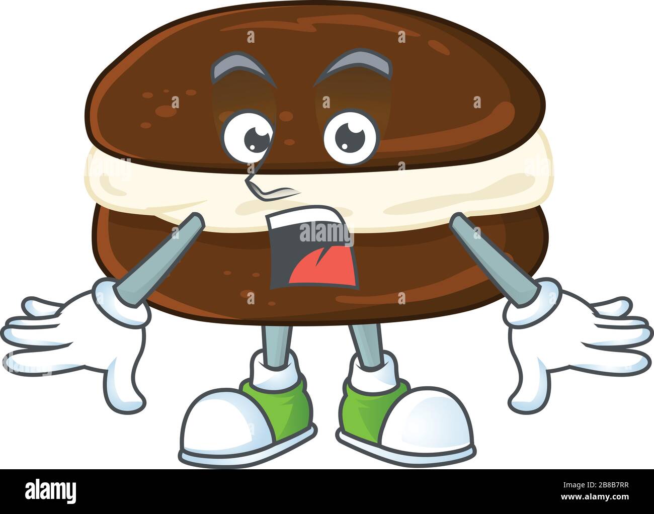 Cartoon whoopie pies hi-res stock photography and images - Alamy