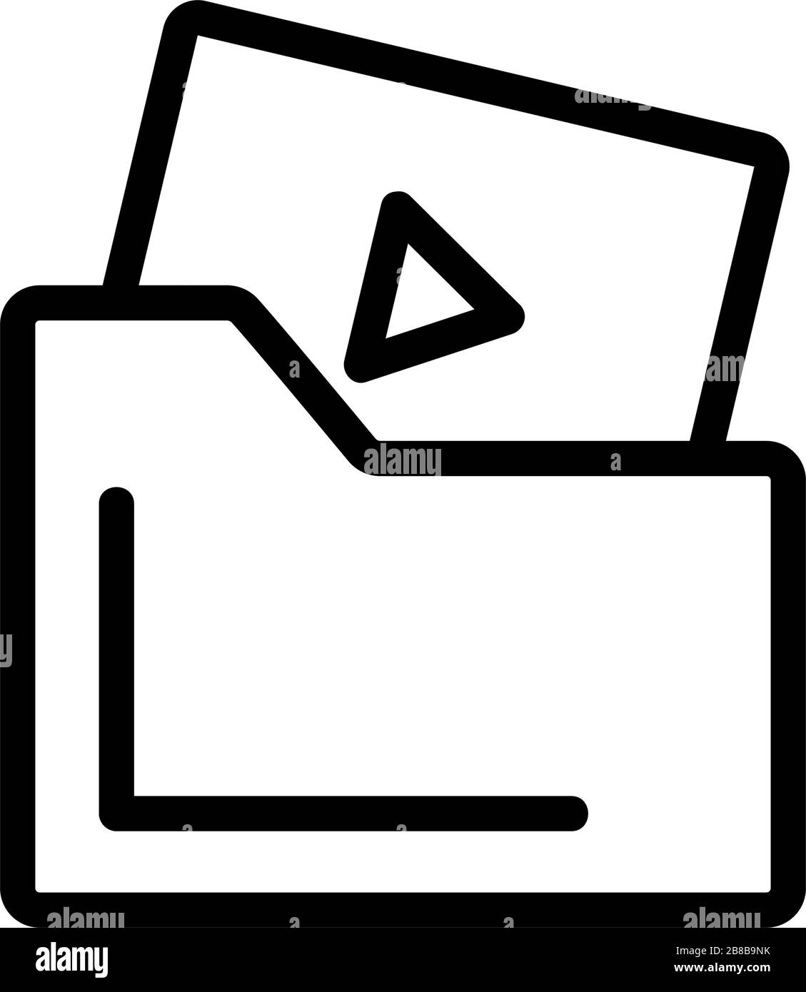 setup video icon vector outline illustration Stock Vector Image & Art ...