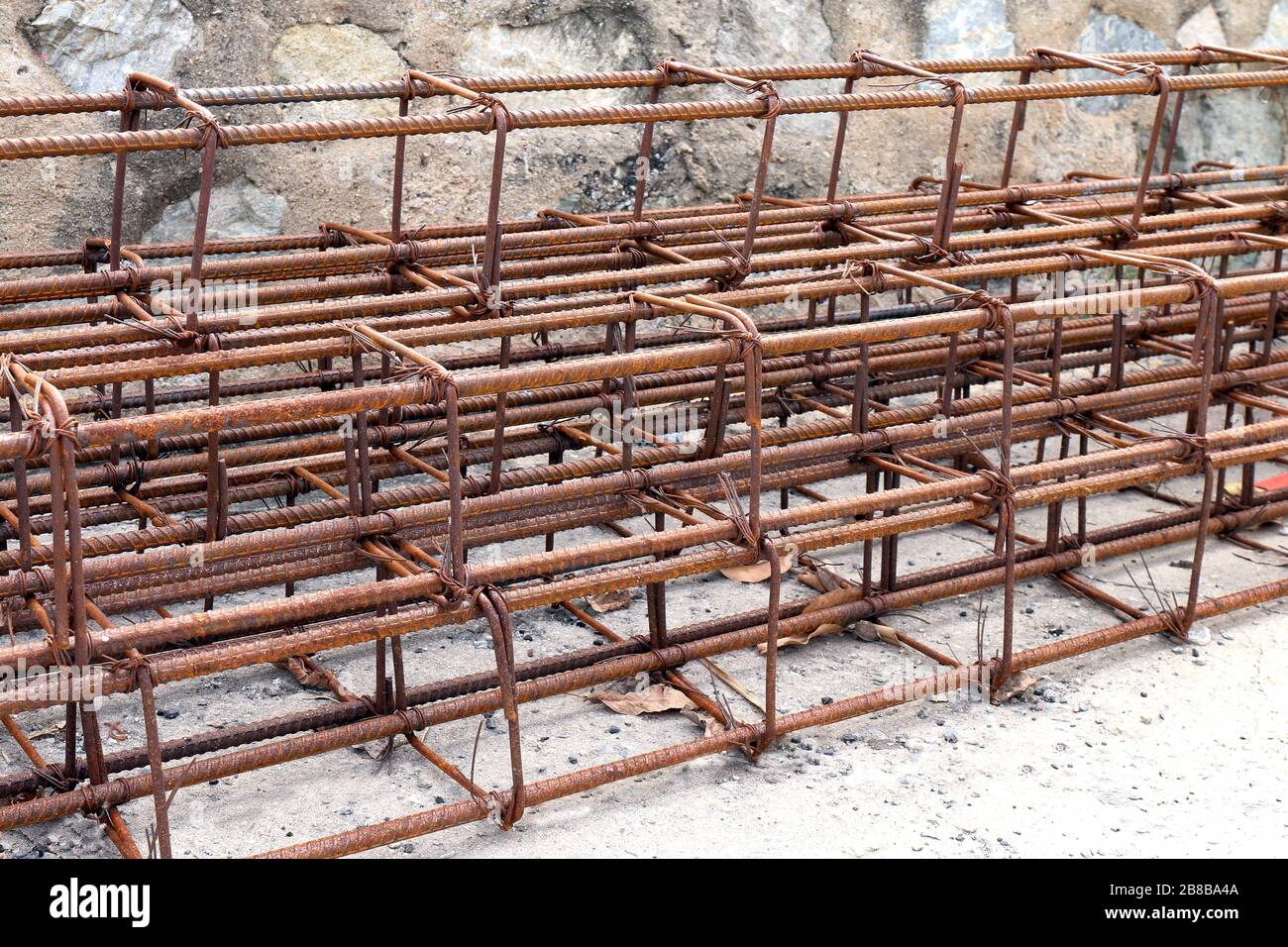 Steel bar, Rebar for construction,Rust on steel wire, Steel bar rust ...