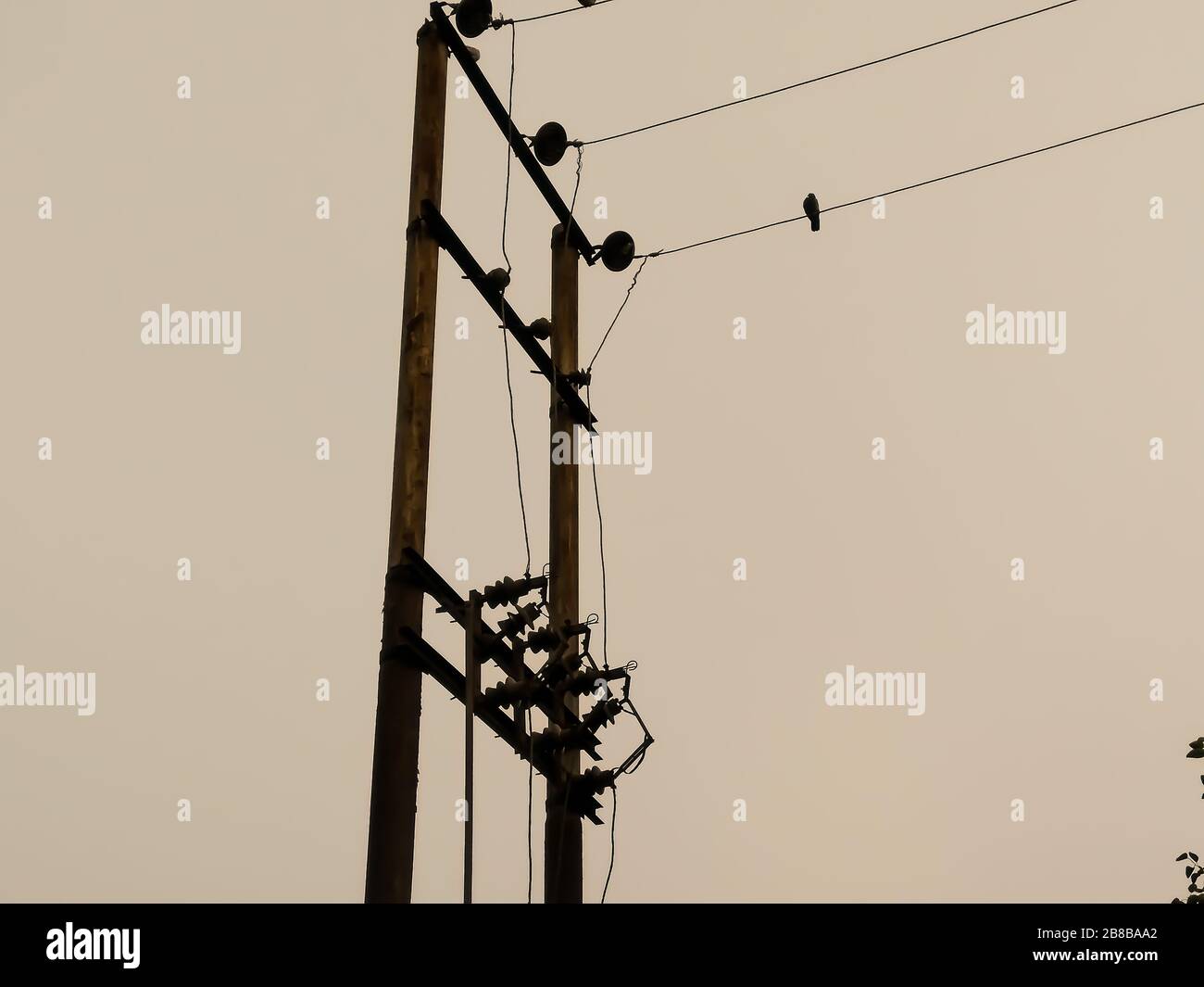 A picture of electric wires Stock Photo - Alamy