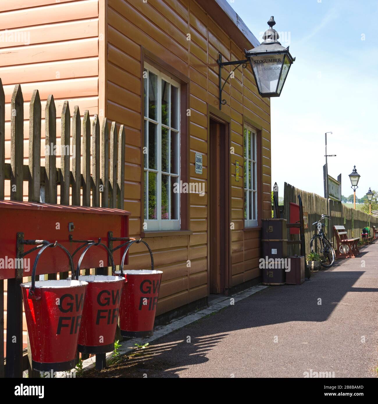 Stogumber Railway Station on the West Somerset Heritage Railway , in ...