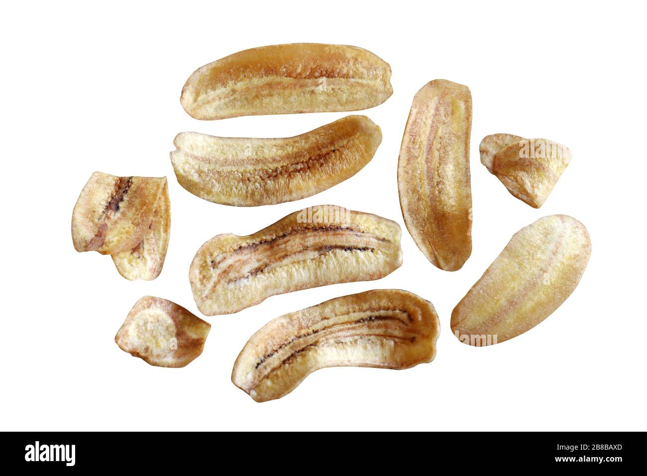 Banana fried, Banana fried pieces slice thin, Banana pieces many fried ...