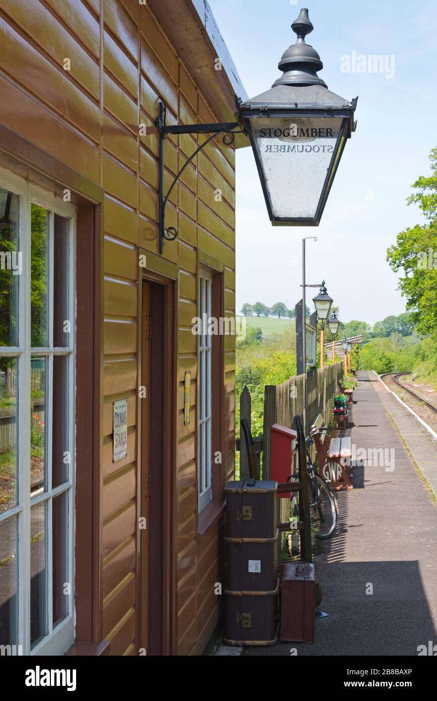 Stogumber Railway Station on the West Somerset Heritage Railway , in ...