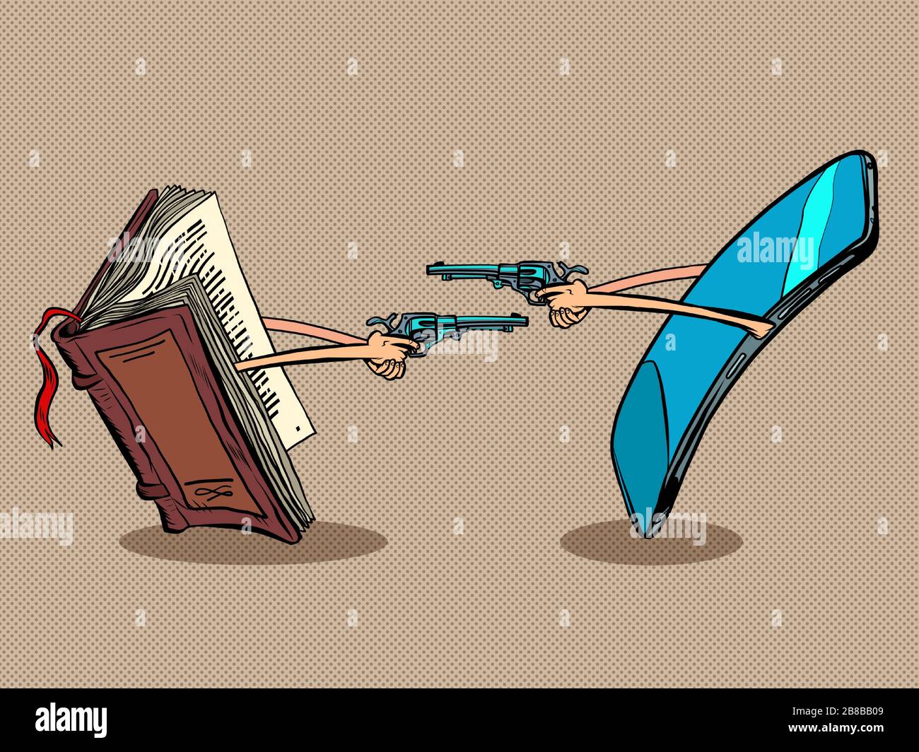 Ebook reader smartphone illustration Stock Vector Images - Alamy