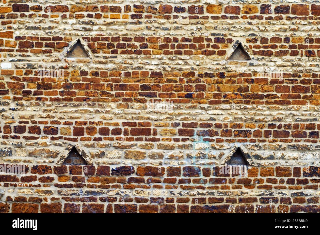 old stone wall building texture in england uk Stock Photo - Alamy
