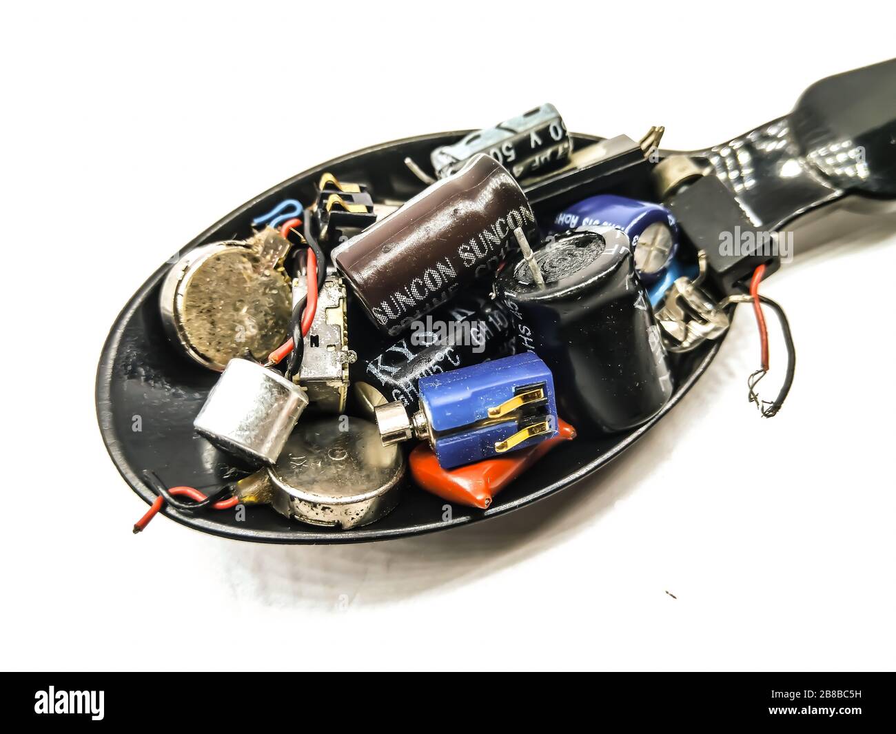 A picture of mobile parts Stock Photo - Alamy