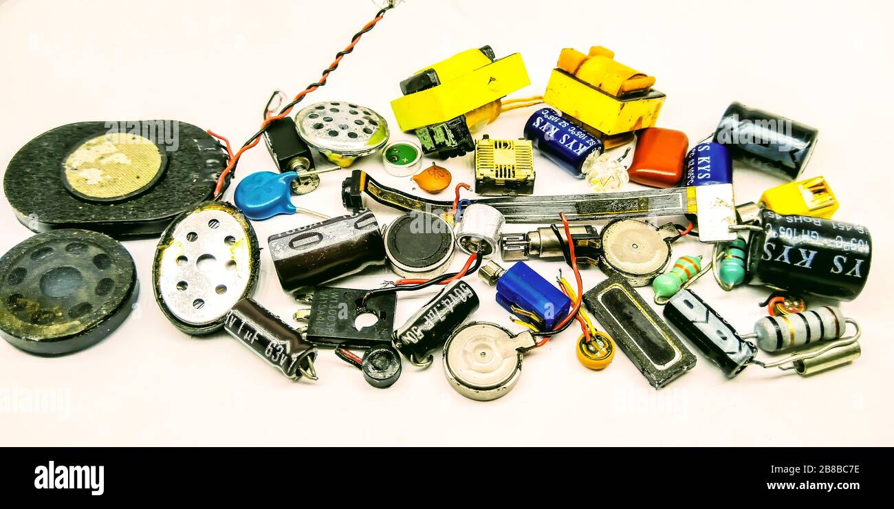 A picture of mobile parts Stock Photo - Alamy
