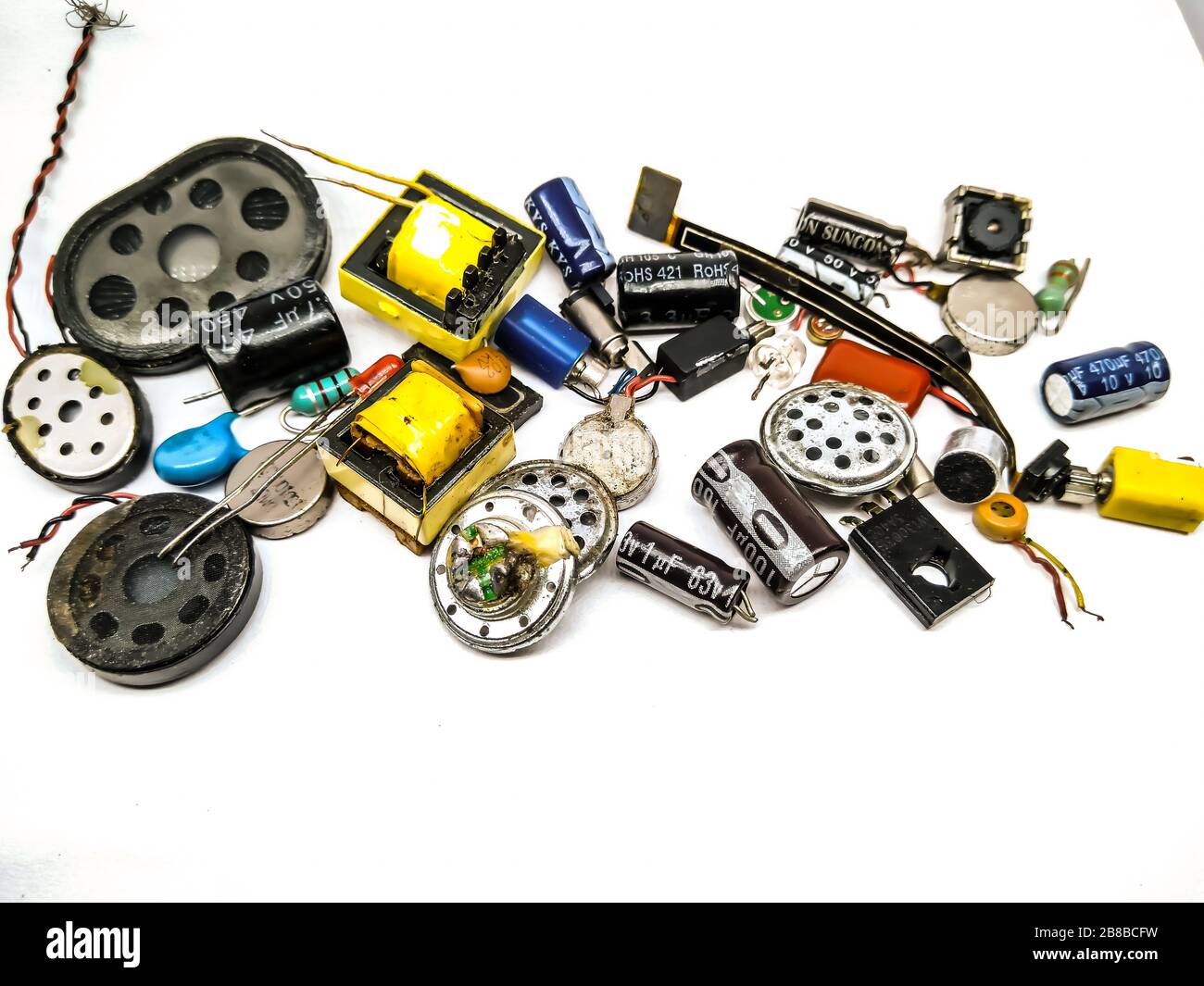A picture of mobile parts Stock Photo - Alamy