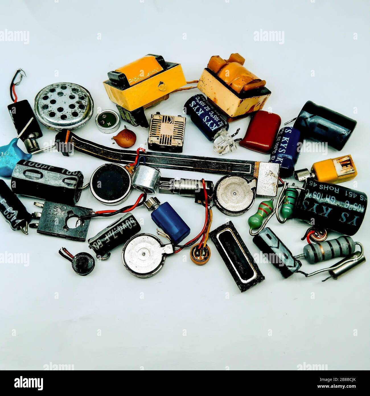 A picture of mobile parts Stock Photo - Alamy