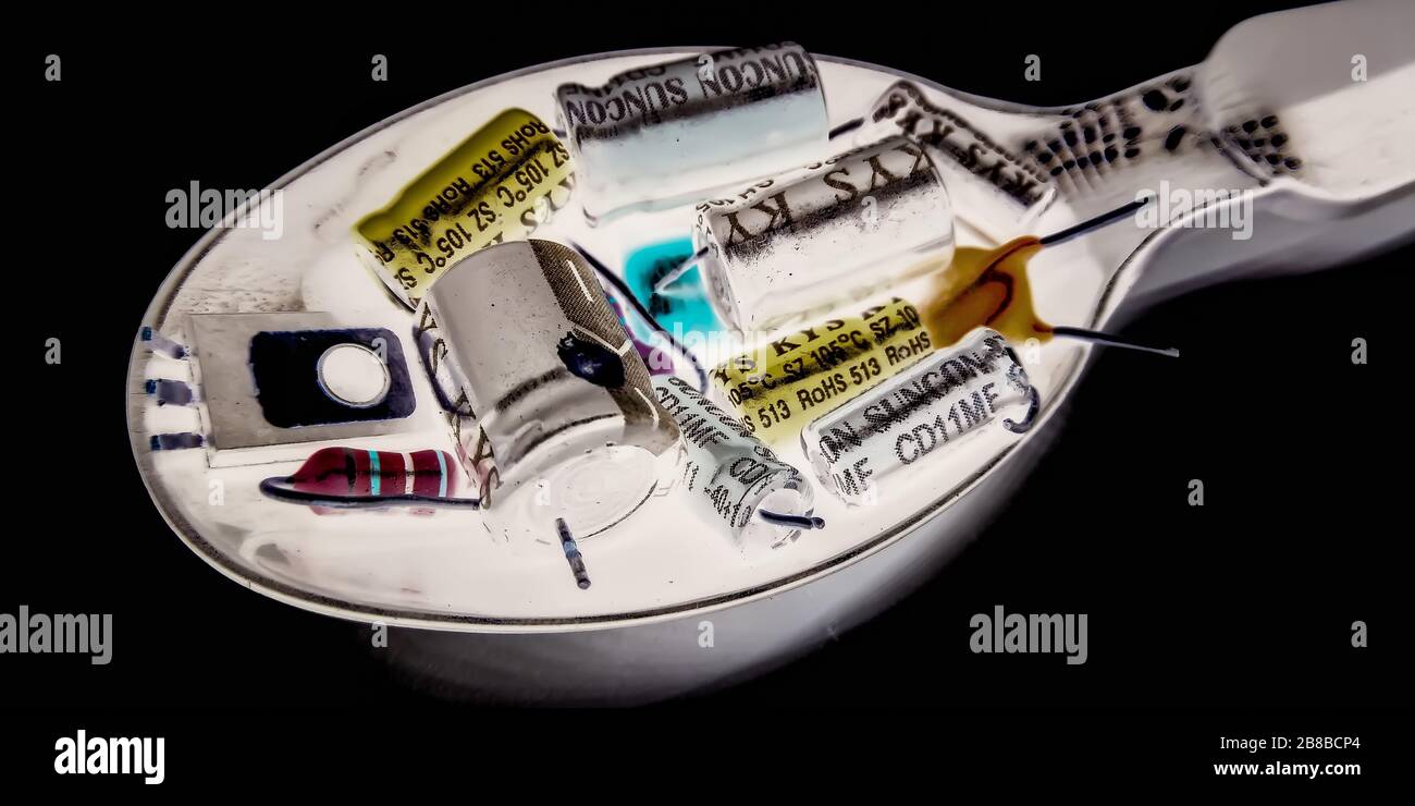 A picture of mobile parts Stock Photo - Alamy