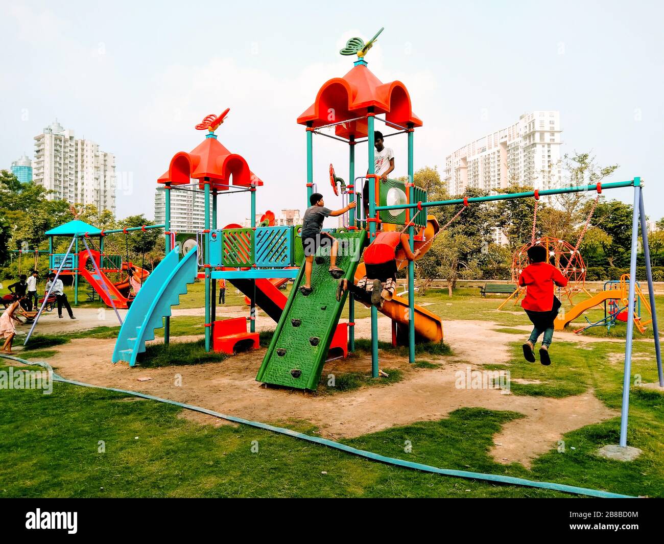 Children play ground hi-res stock photography and images - Alamy