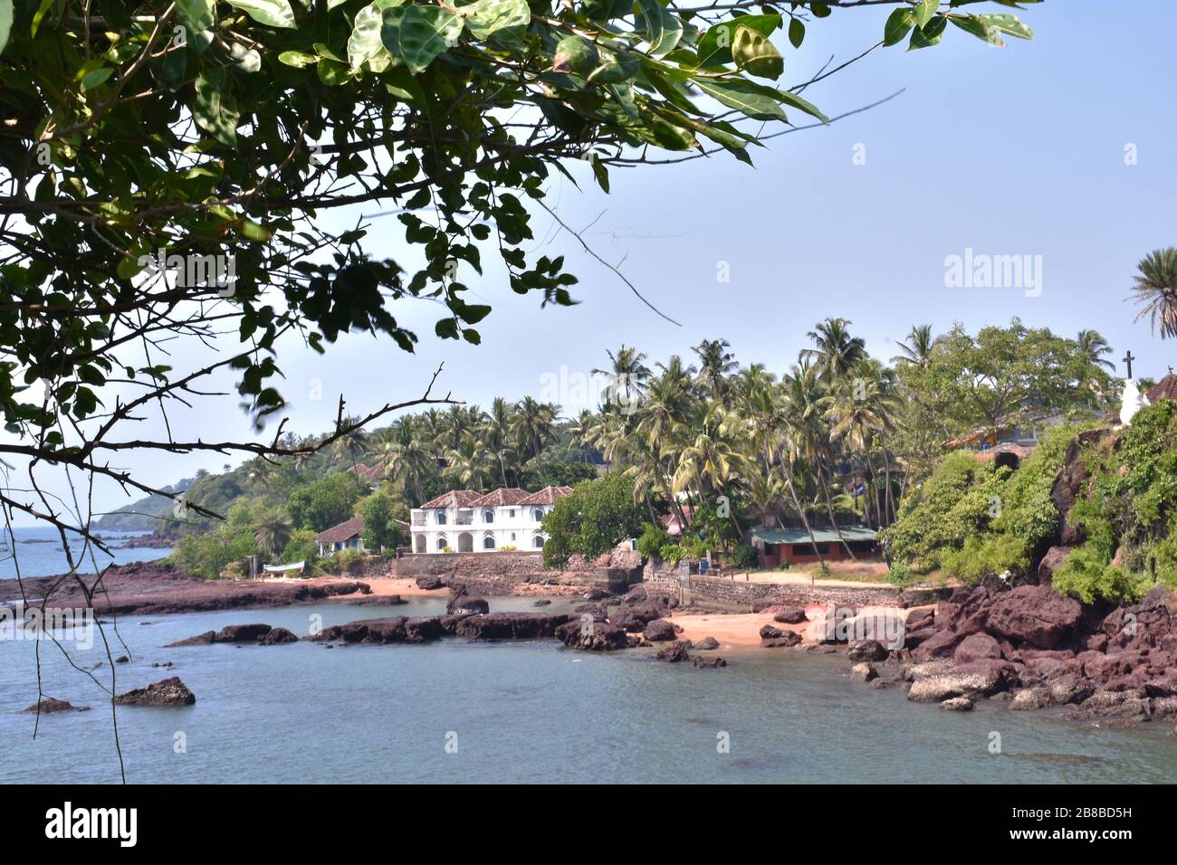 landscape image of ocean and a house just beside the shore Stock Photo ...