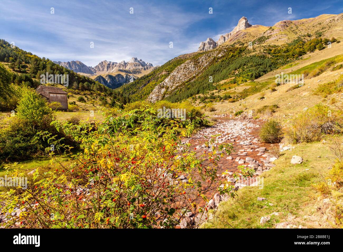 Hecho valley, Huesca, Spain Stock Photo - Alamy