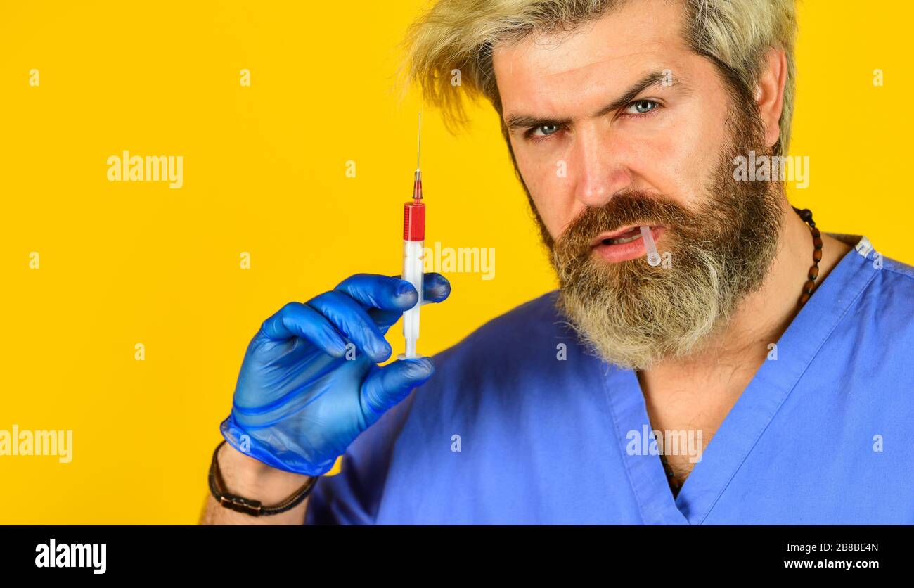 Nurse preparing injection. Stop epidemic. Health care. Coronavirus ...