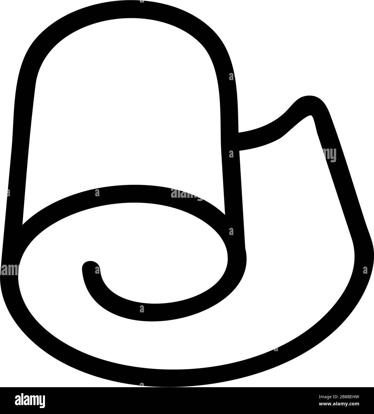 material roll icon vector outline illustration Stock Vector Image & Art ...