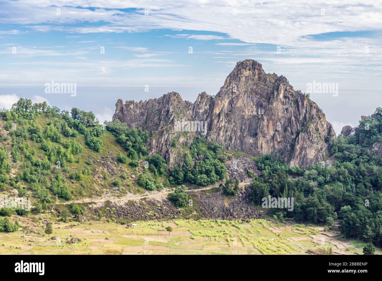 Mountains in Santo Antao Island, Cabo Verde Stock Photo - Alamy