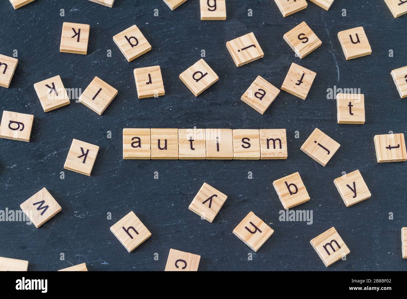Autism letters hi-res stock photography and images - Alamy