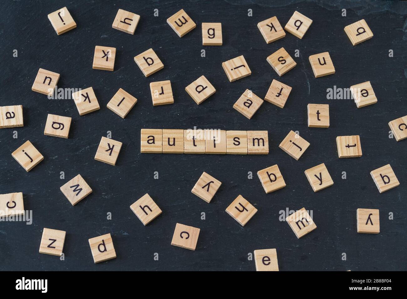 Autism letters hi-res stock photography and images - Alamy