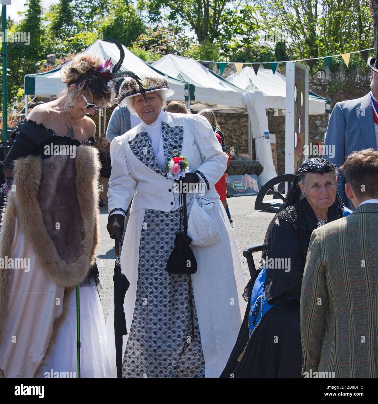 Enactors suitably attired at the Victorian and Steam Punk Festival ...
